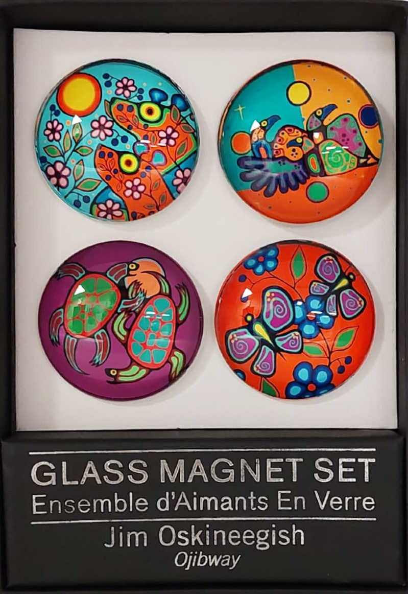 Glass Magnet Set of 4 - Indigenous Collection by CAP — Art Gallery of ...